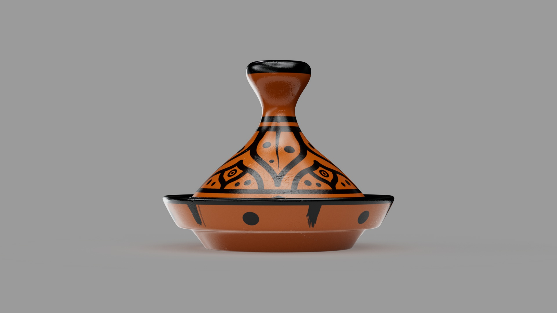 Moroccan Mini TAGINE Pot 3D - TurboSquid 2241021