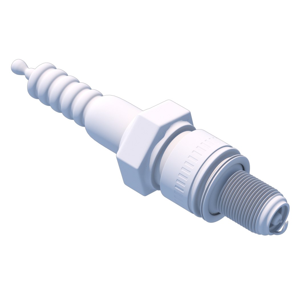 3d spark plug model