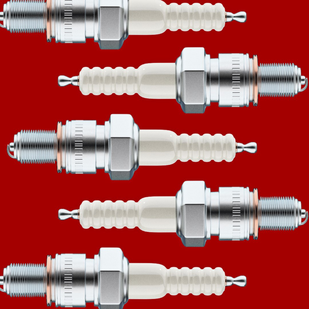 3d spark plug model