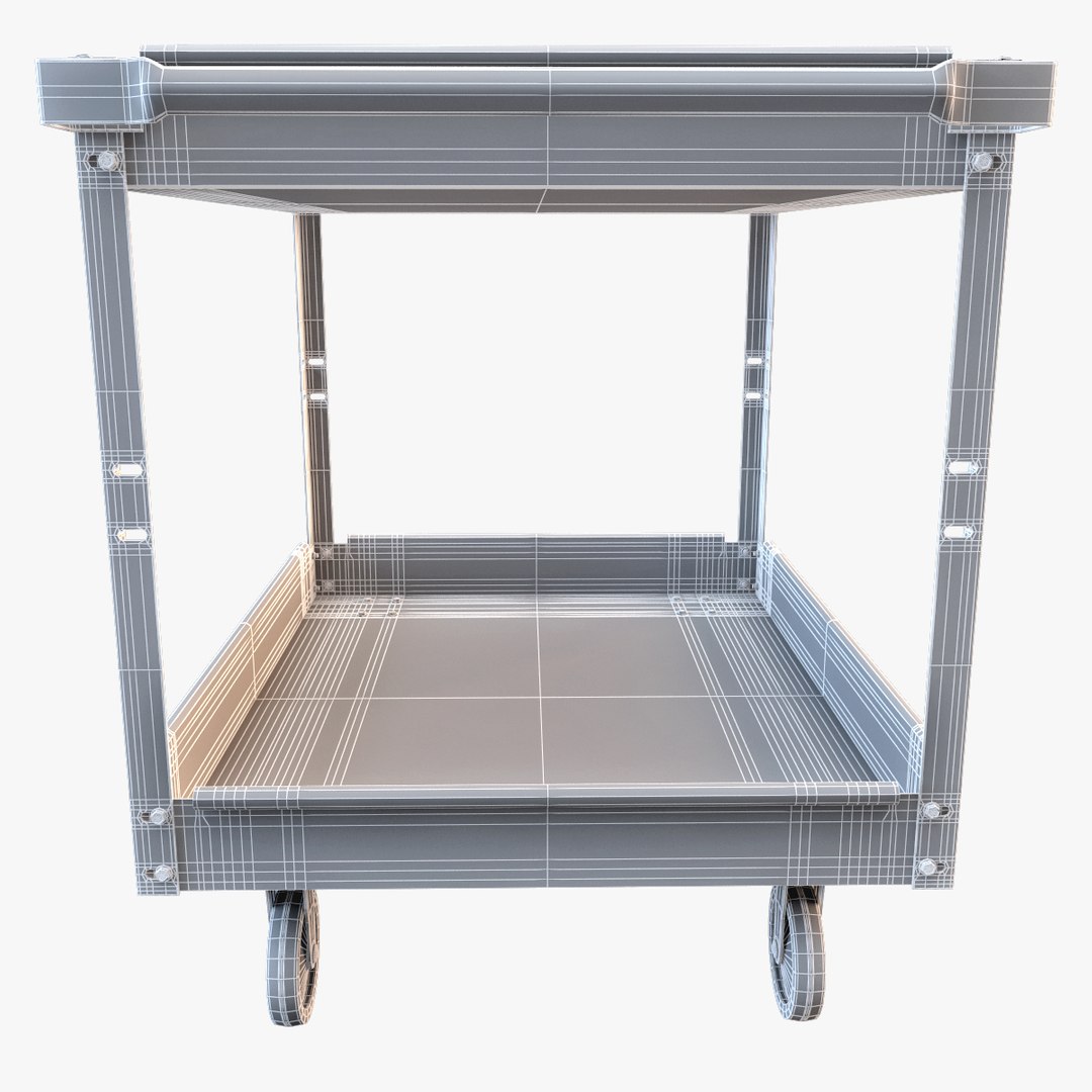 Service Cart 3d Model