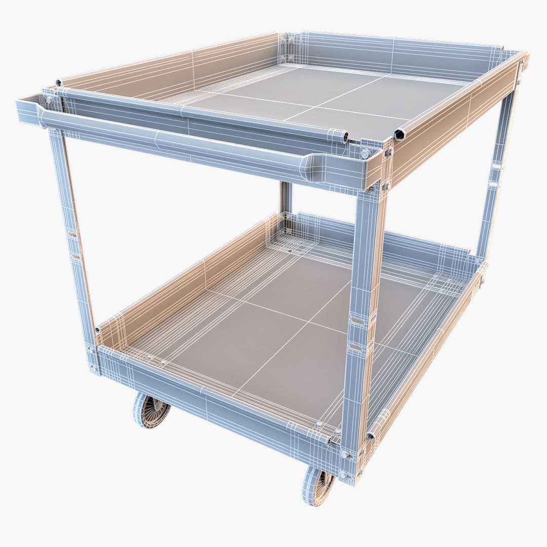 Service Cart 3d Model