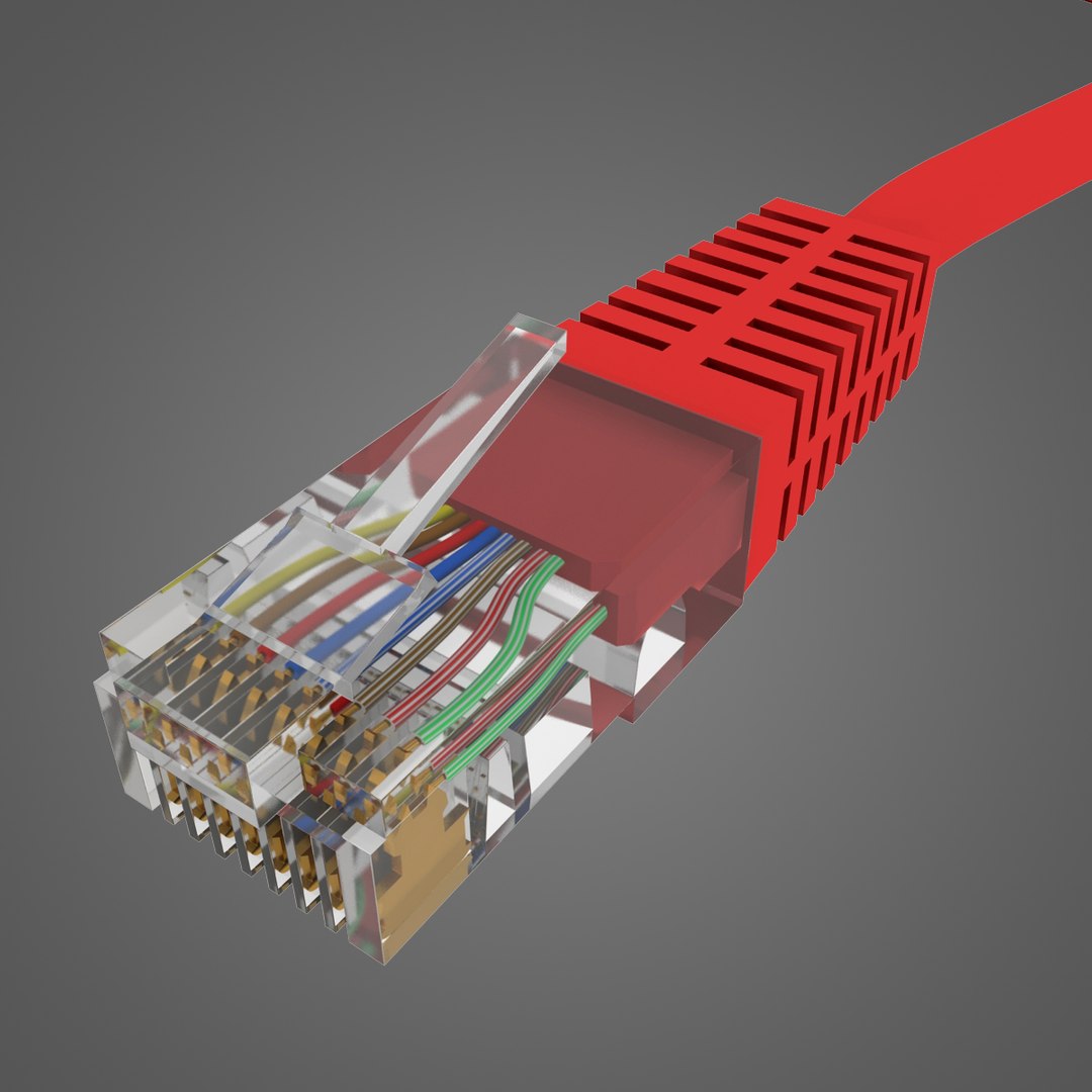 3d Model Cable Wired