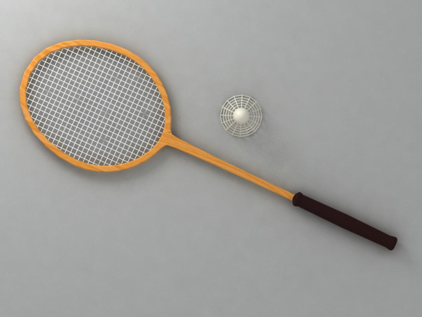 Badminton Racket 3d 3ds