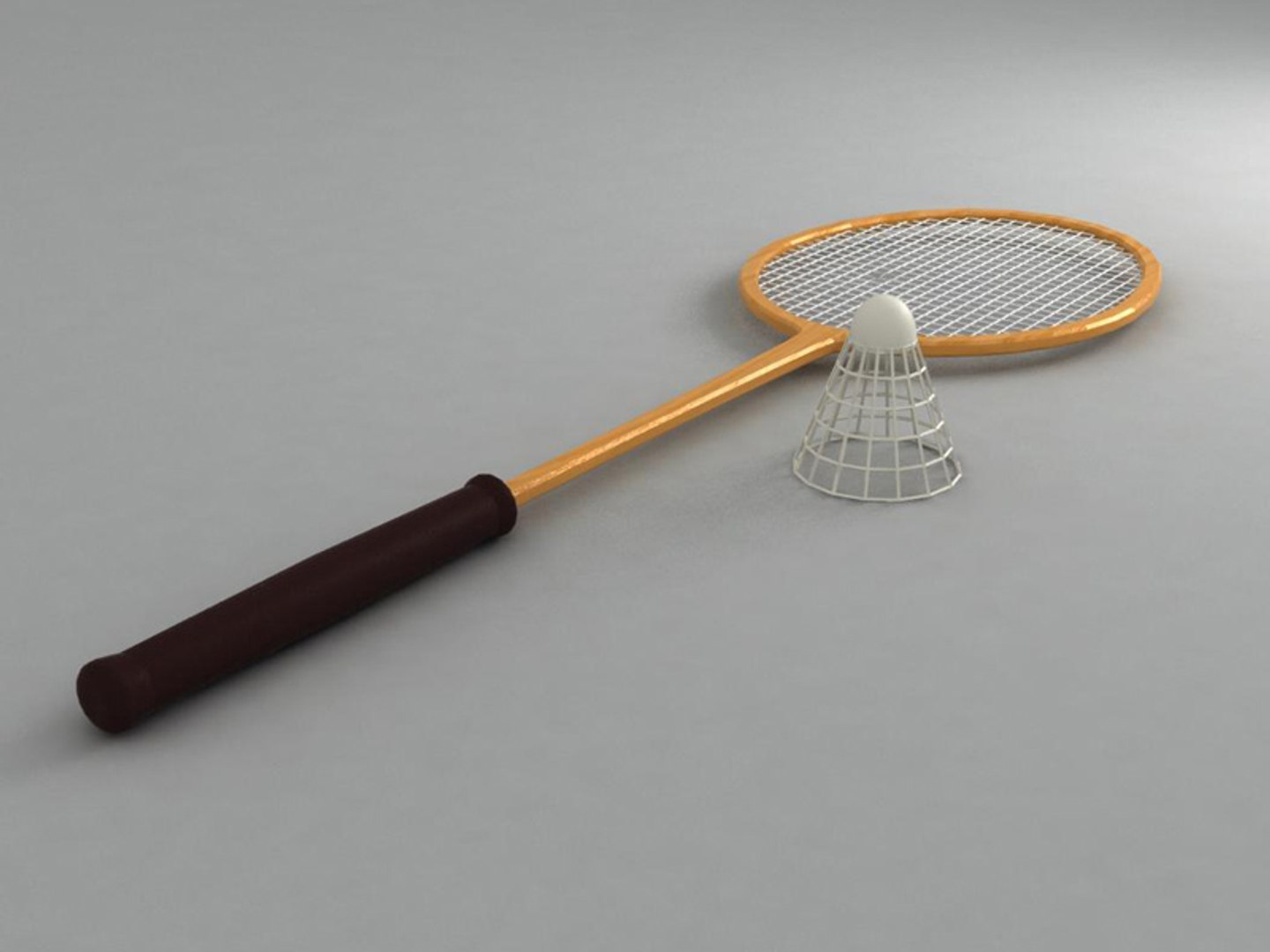 Badminton Racket 3d 3ds