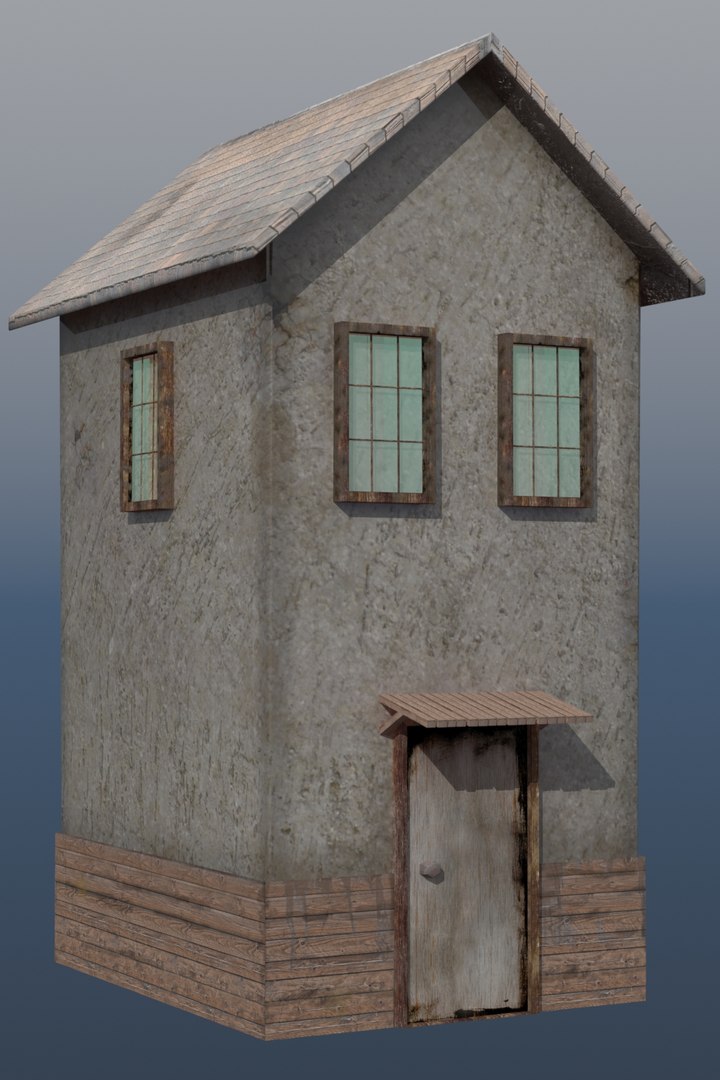 shack old 3d model
