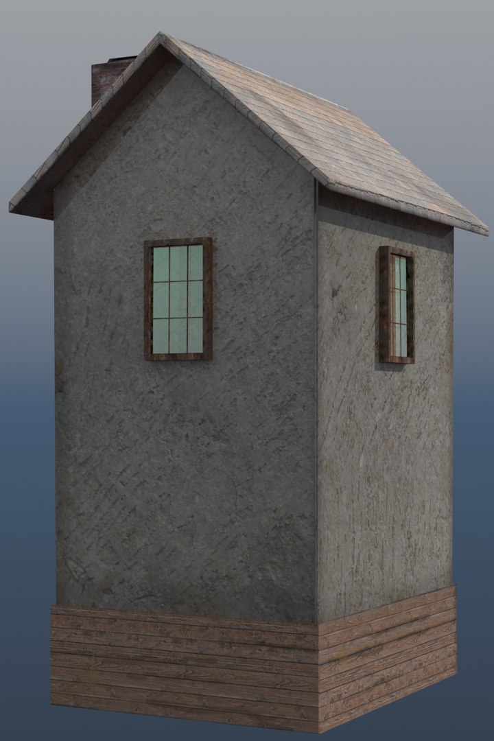 shack old 3d model