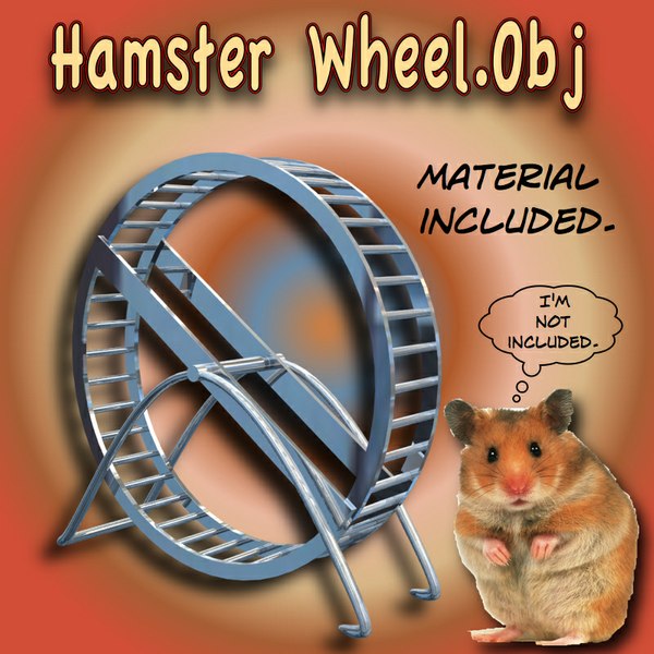 hamster wheel 3d model