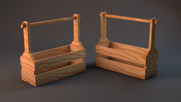3ds max wooden box