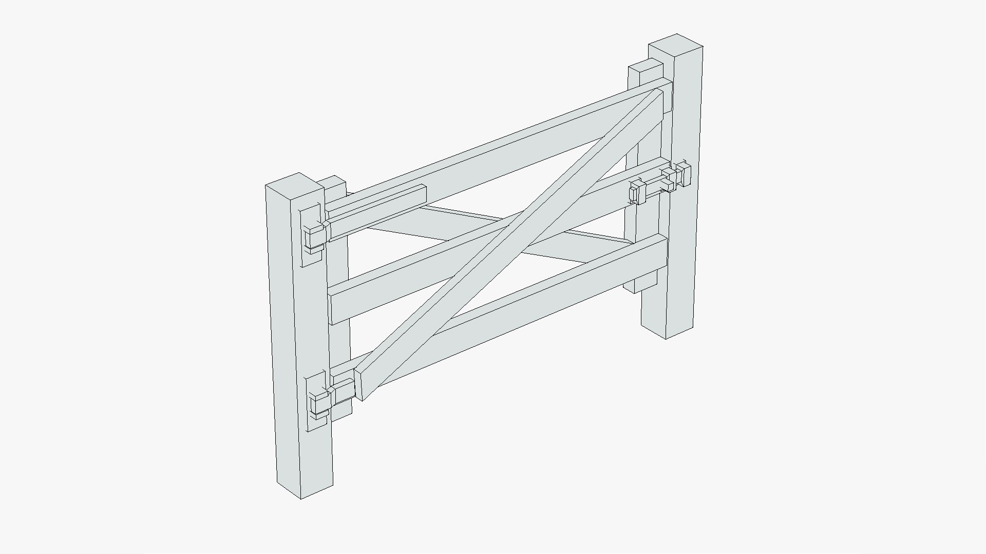 3D Stylized Wooden Fence - TurboSquid 1910288