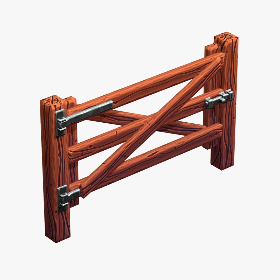 3D Stylized Wooden Fence - TurboSquid 1910288