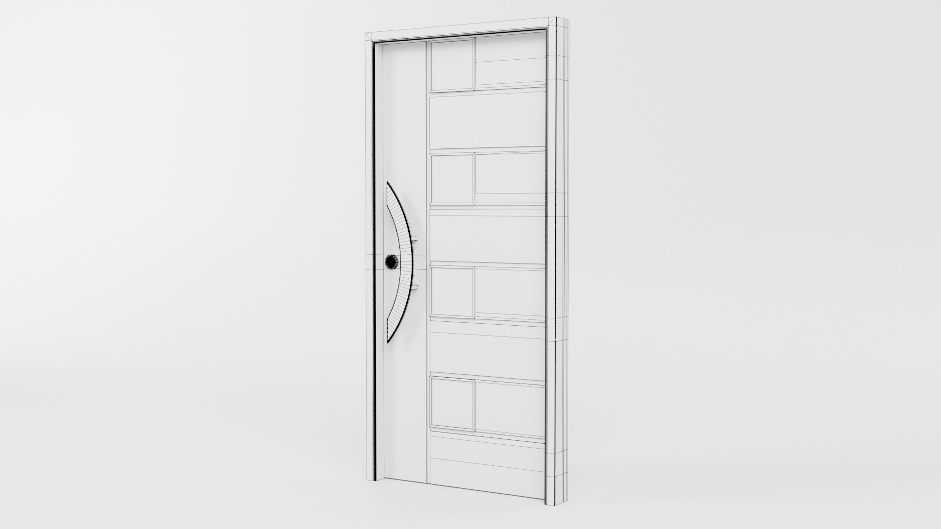 Door Model 19 3D Model - TurboSquid 2418580