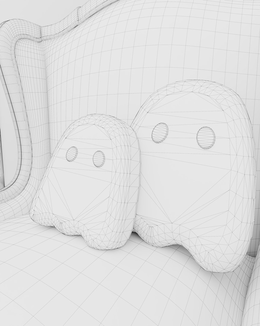 3D Gothic Baby Room Blender Scene - TurboSquid 2475599