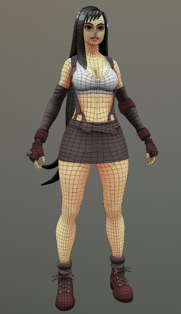 Free tifa lockheart 3D model - TurboSquid 1309431