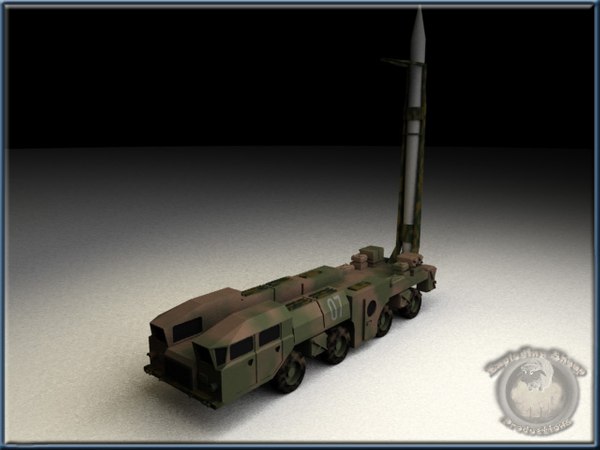 soviet maz-scud 3d model