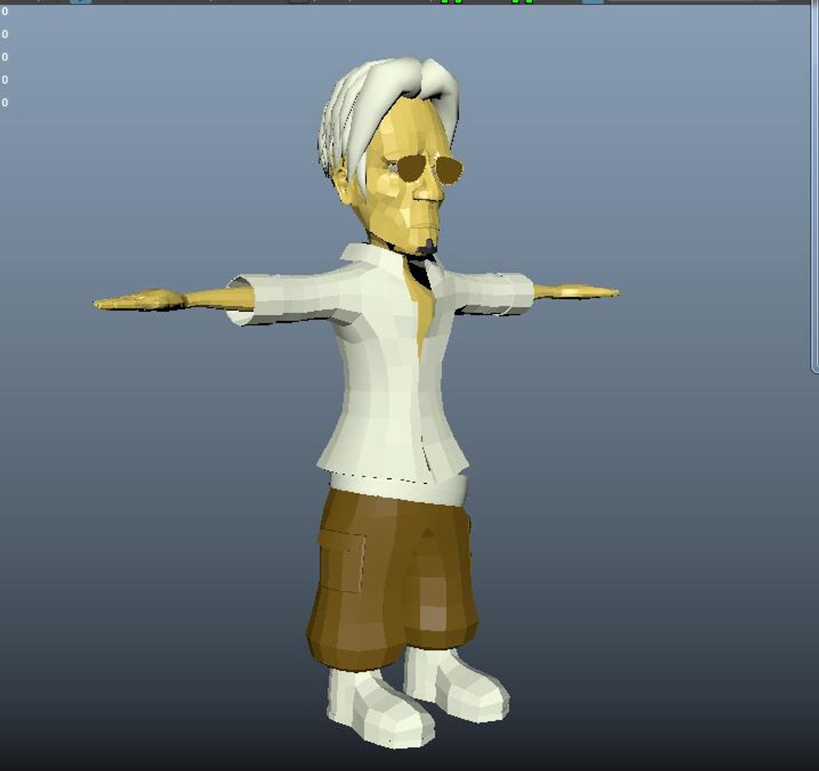 Cartoon Old Age 3D - TurboSquid 1285263