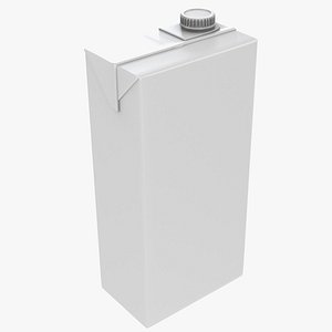 Milk Box 5 Clay 3D model - TurboSquid 2044079