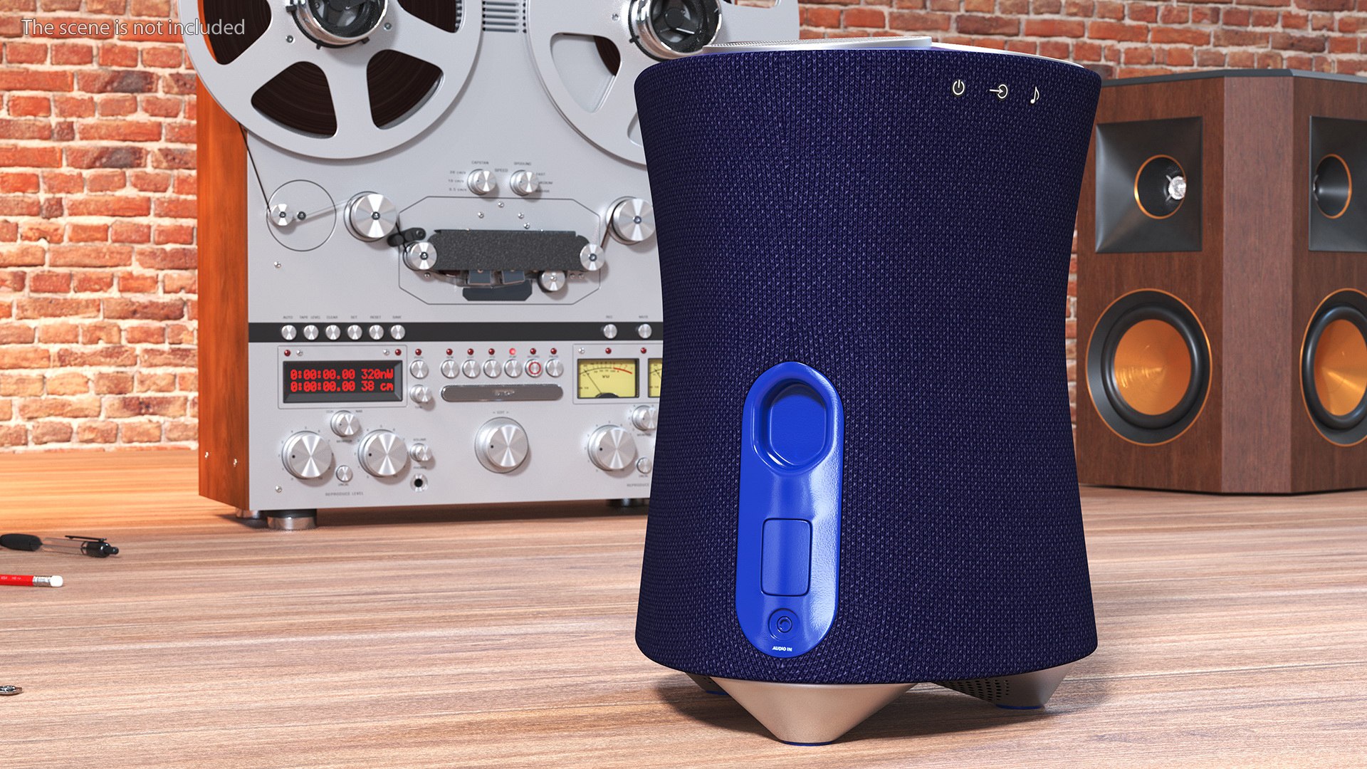 3D Acoustic Wireless Bluetooth Speaker Blue - TurboSquid 2104036