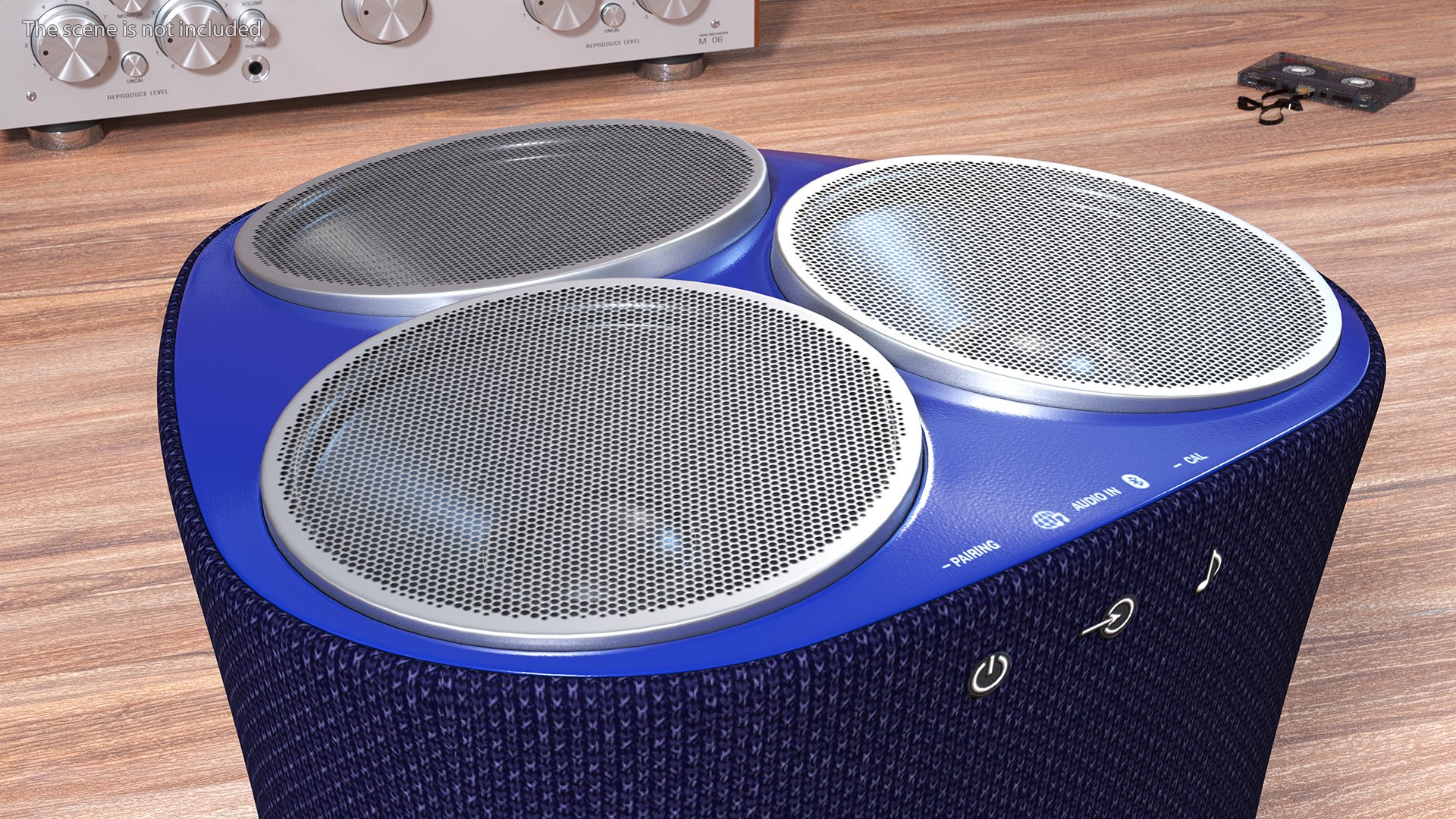 3D Acoustic Wireless Bluetooth Speaker Blue - TurboSquid 2104036