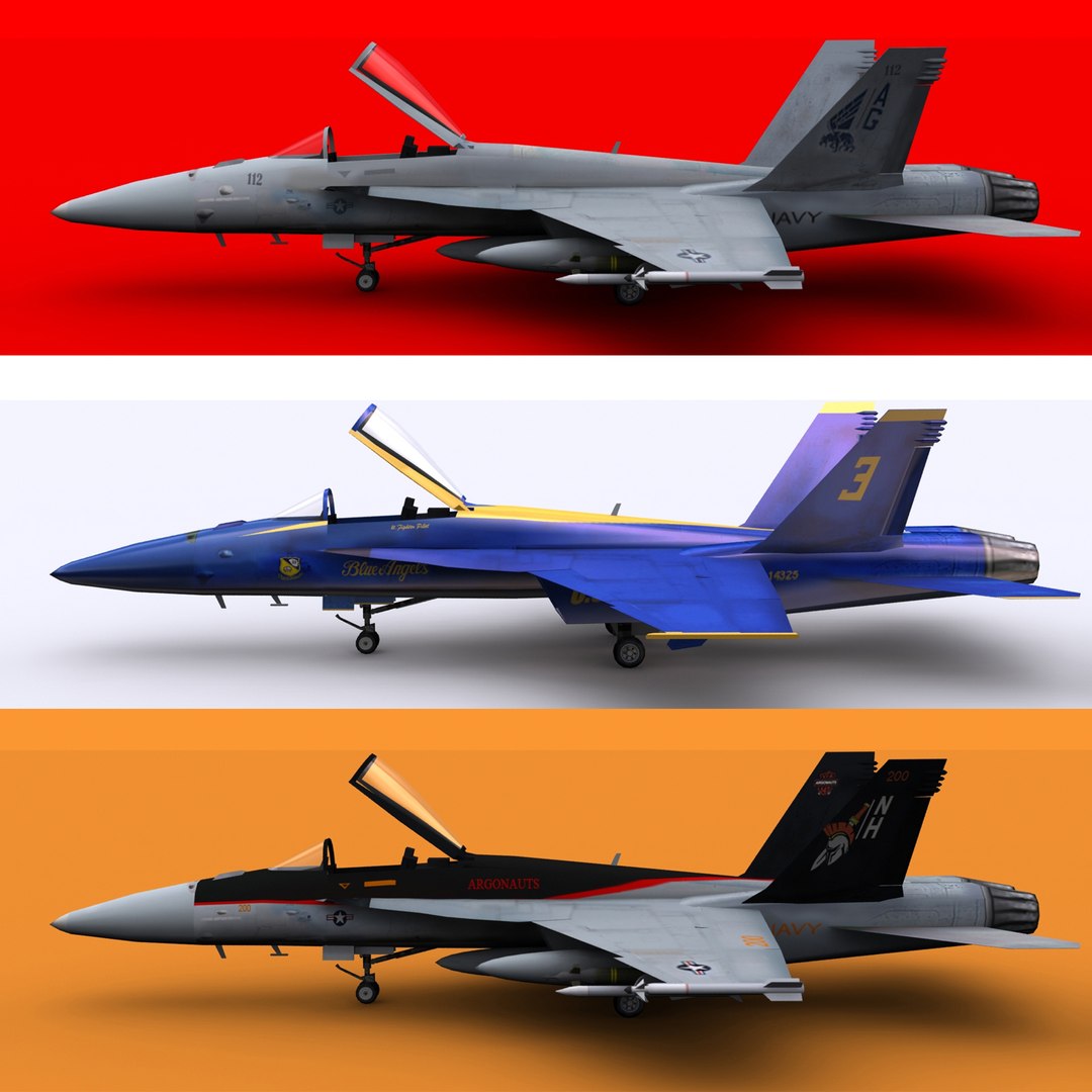 F-18 Super Hornet 3D model - TurboSquid 1928530