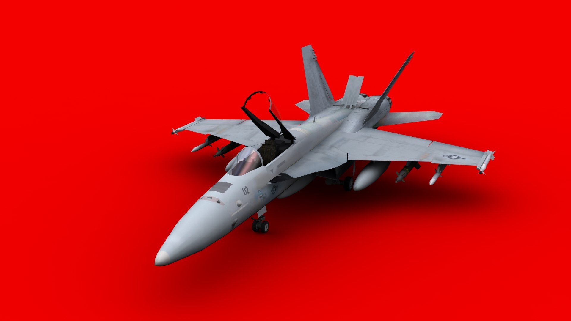 F-18 Super Hornet 3D model - TurboSquid 1928530