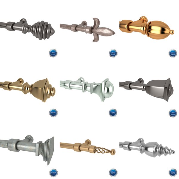 Curtain Rod 3D Models for Download | TurboSquid
