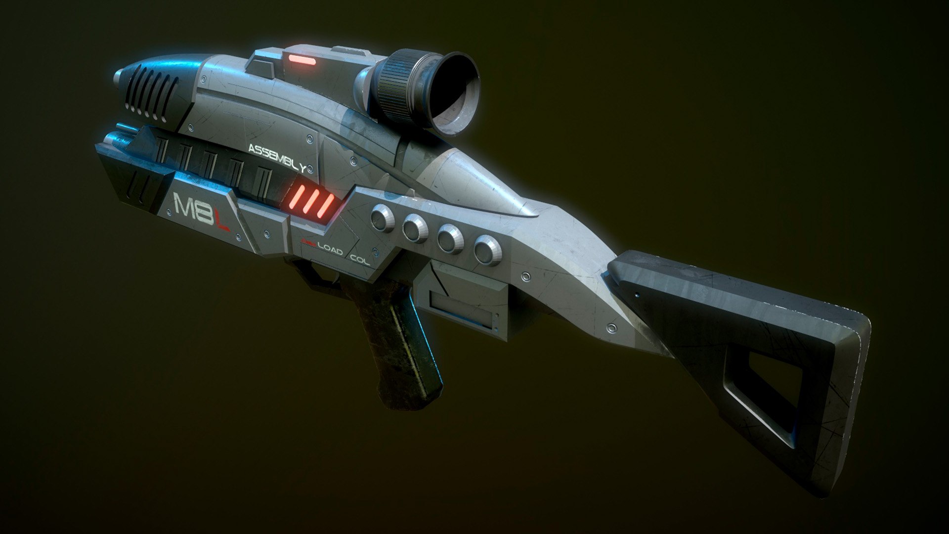 M-8 Avenger MassEffect 3D Model - TurboSquid 2049522