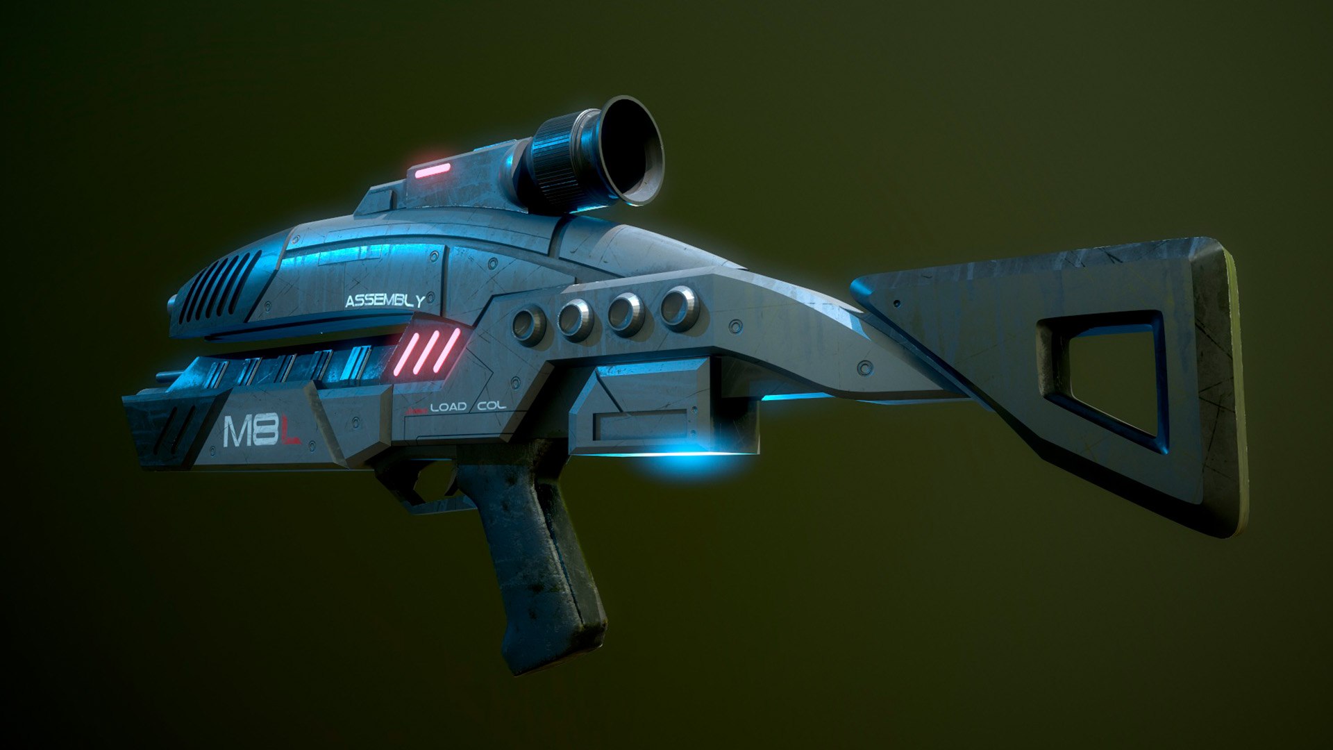 M-8 Avenger MassEffect 3D Model - TurboSquid 2049522