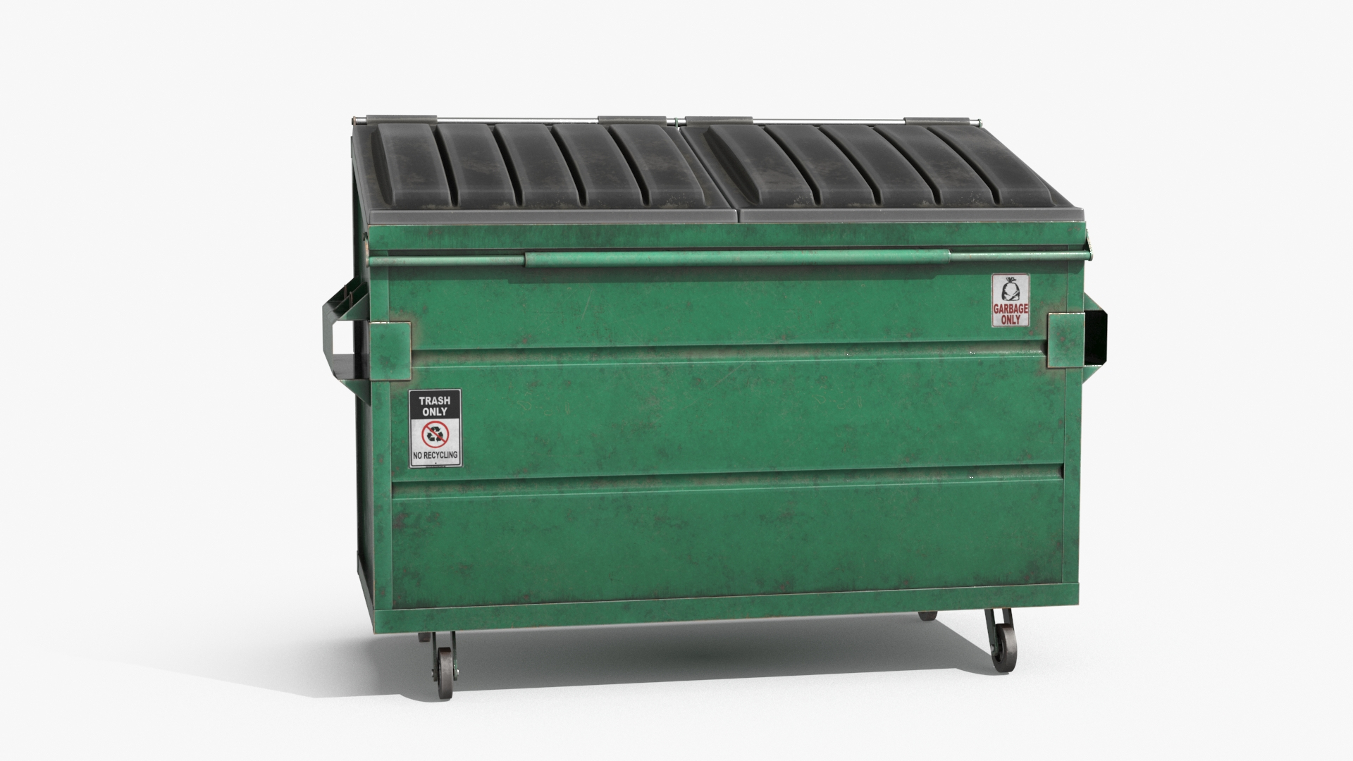 Garbage Dumpster 4 Colors 3D Model - TurboSquid 2246492