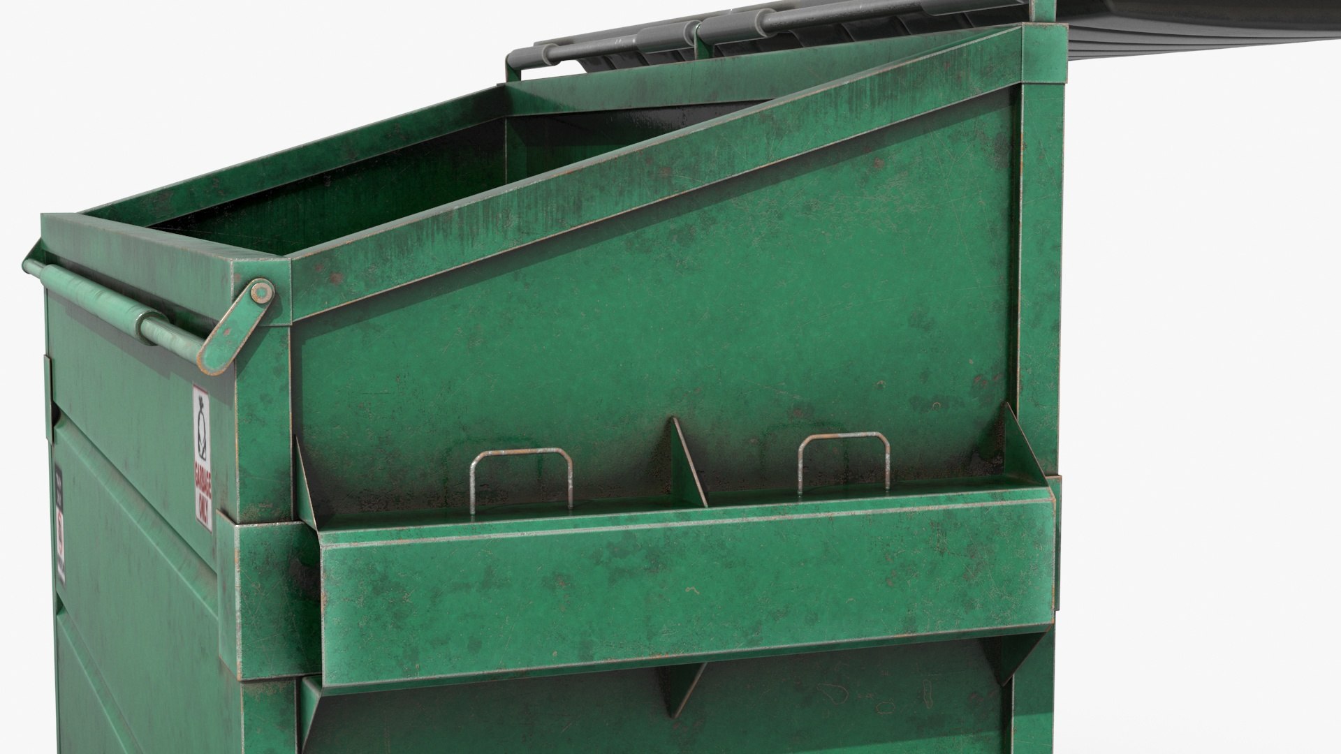 Garbage Dumpster 4 Colors 3D Model - TurboSquid 2246492