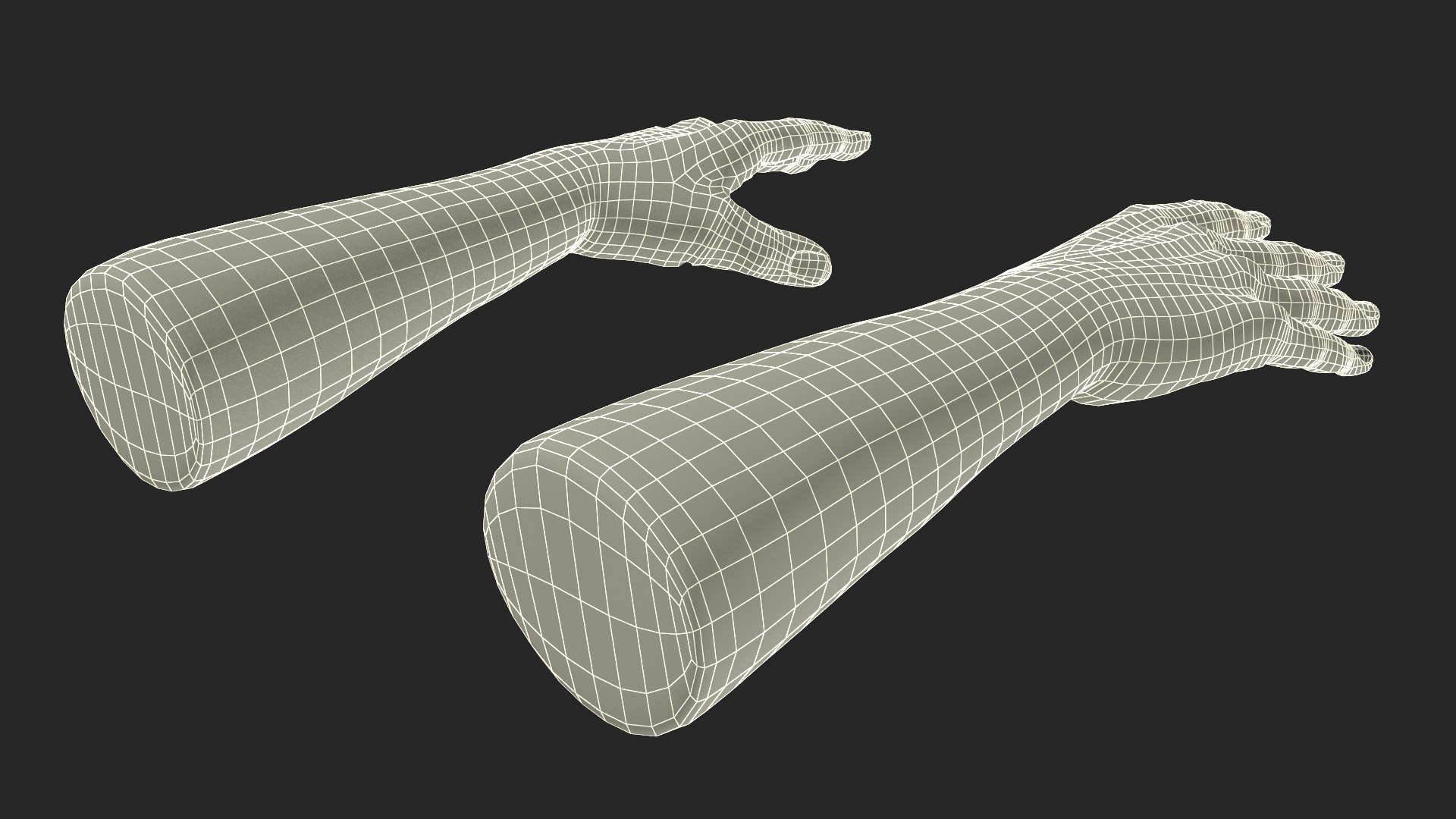 Man Hands Rigged For Maya 3D Model - TurboSquid 2199783
