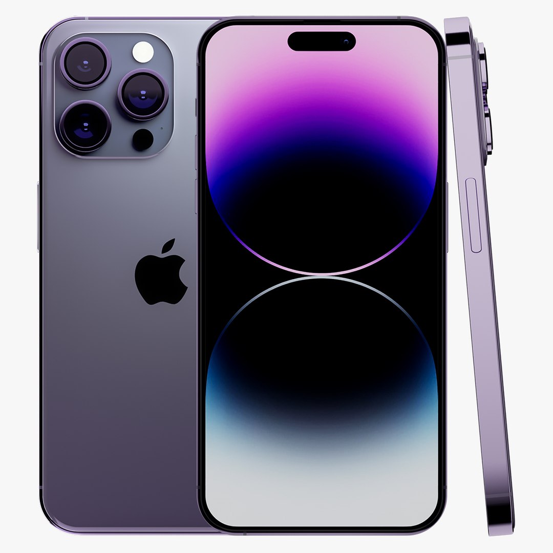 Apple IPhone 14 Pro Max Deep Purple 3D Model - TurboSquid 2124245