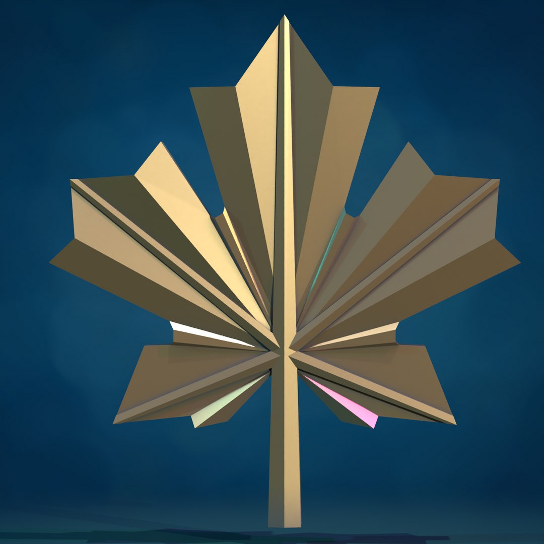 Maple Leaf Print Ready 3D Model - TurboSquid 2041405