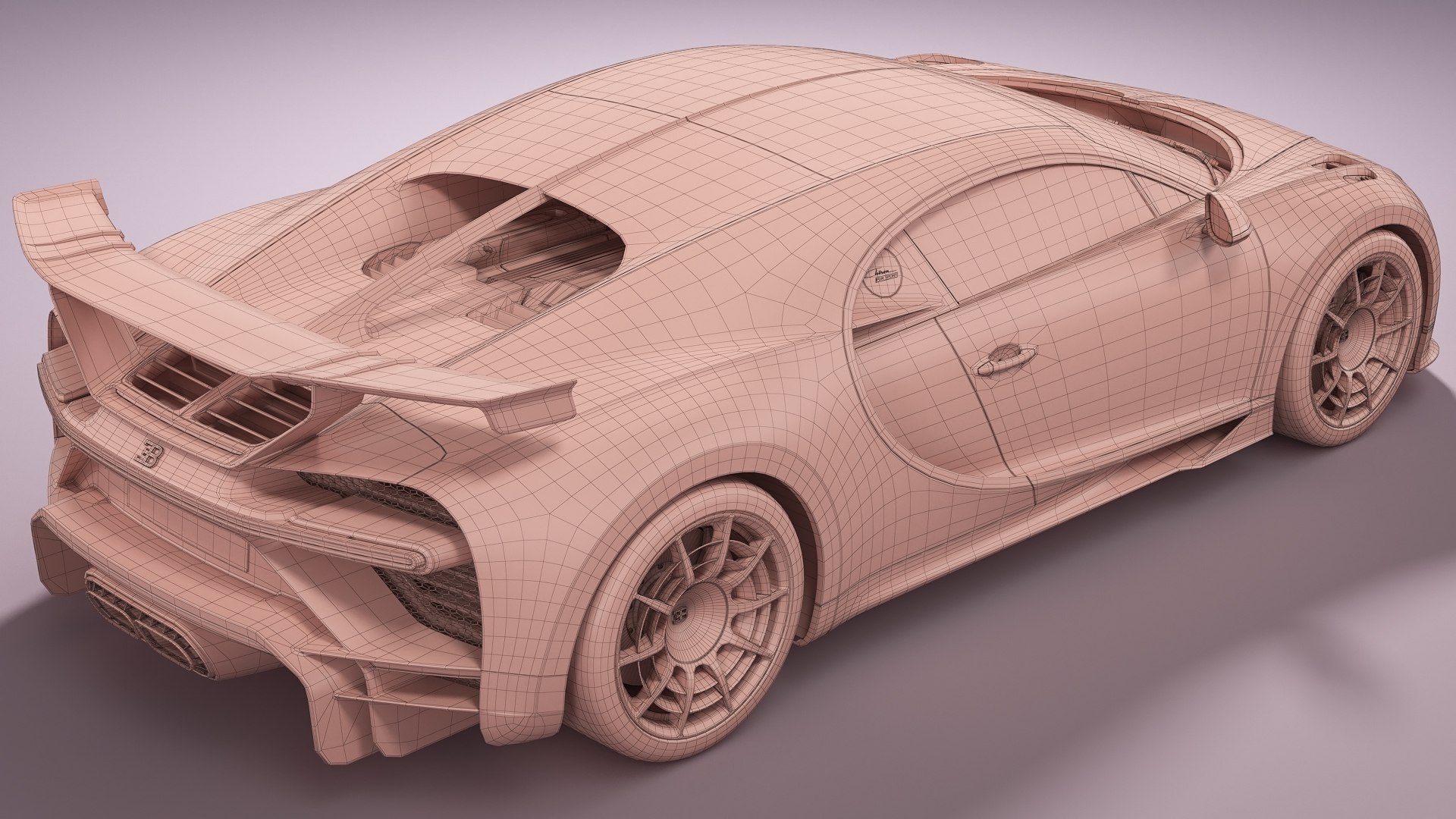 3D Bugatti Chiron Pur Sport Model - TurboSquid 2172926