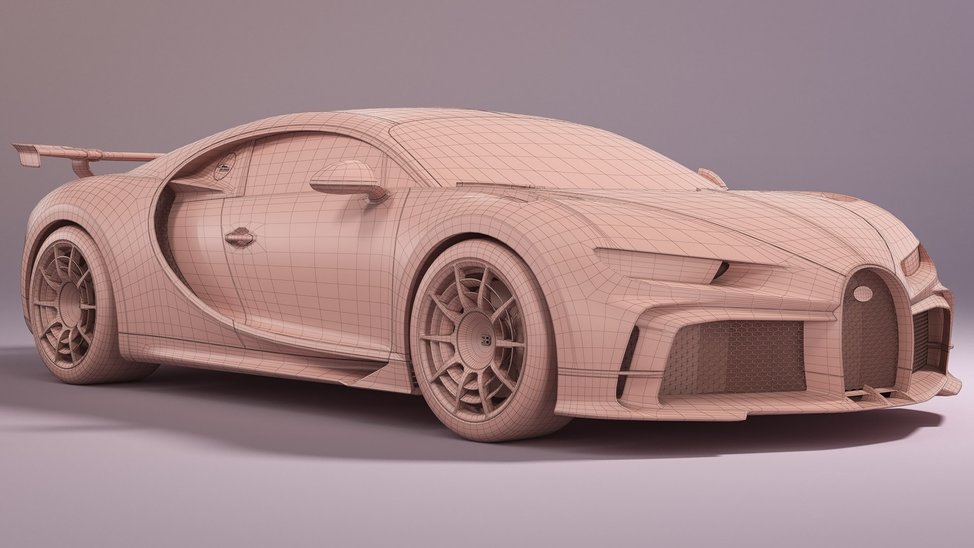 3D Bugatti Chiron Pur Sport Model - TurboSquid 2172926
