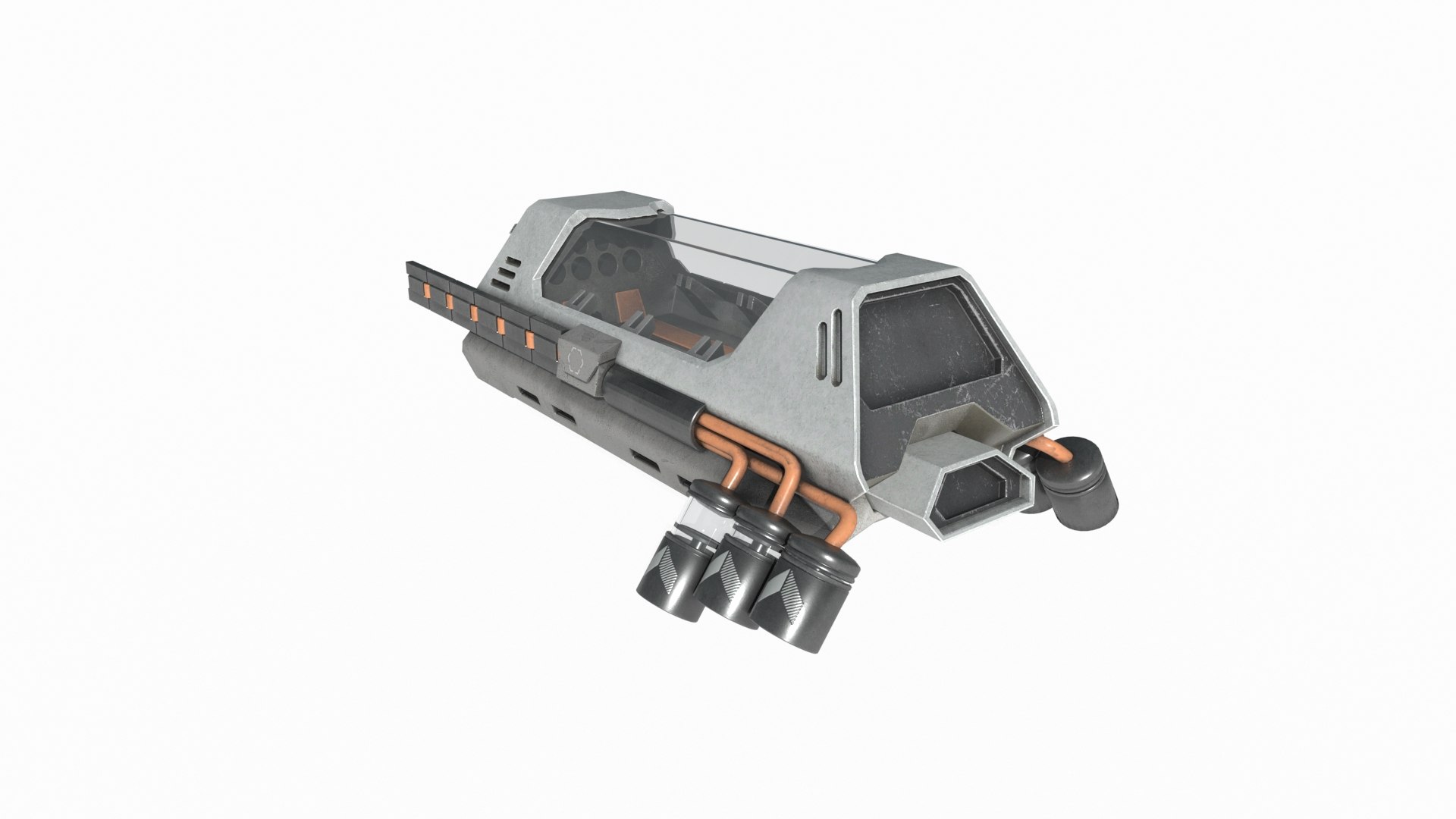 Science Fiction Laser Emitter 3D Model - TurboSquid 2199946