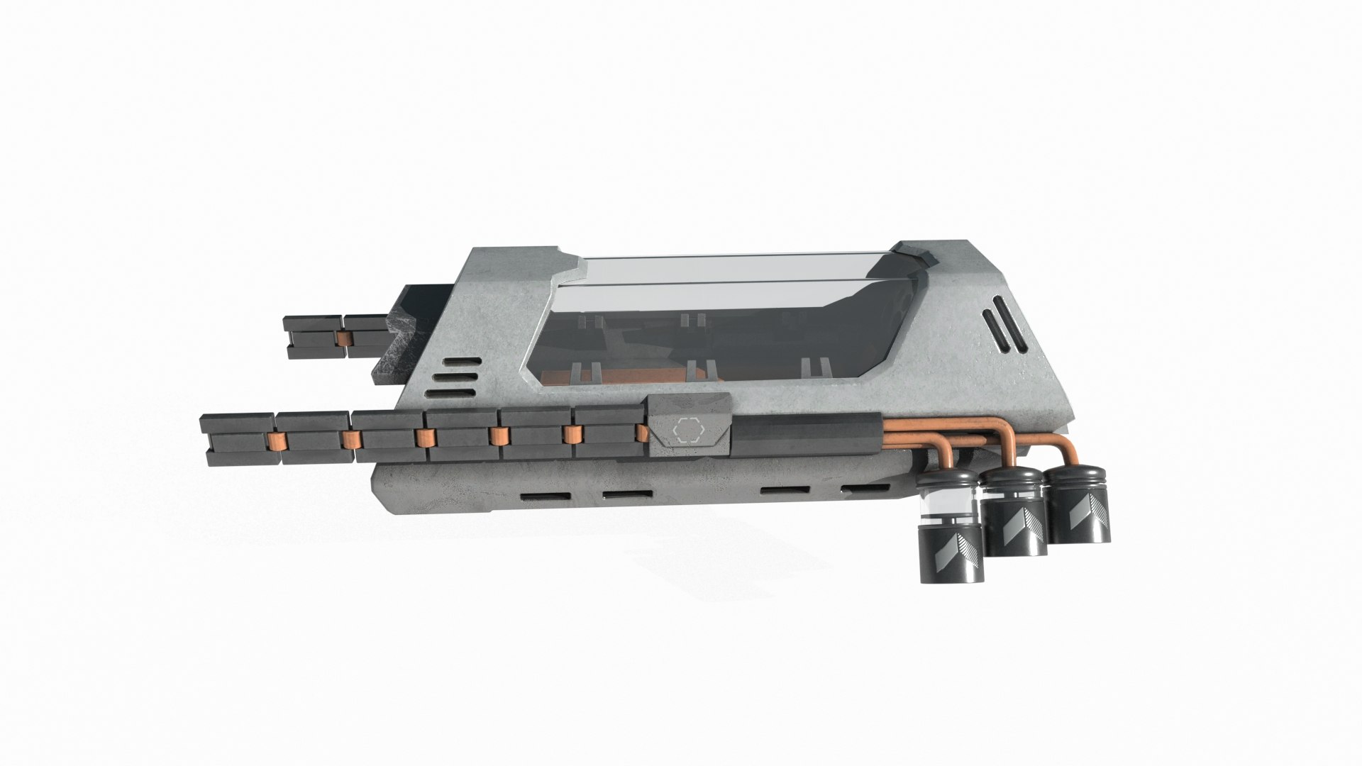 Science Fiction Laser Emitter 3D Model - TurboSquid 2199946