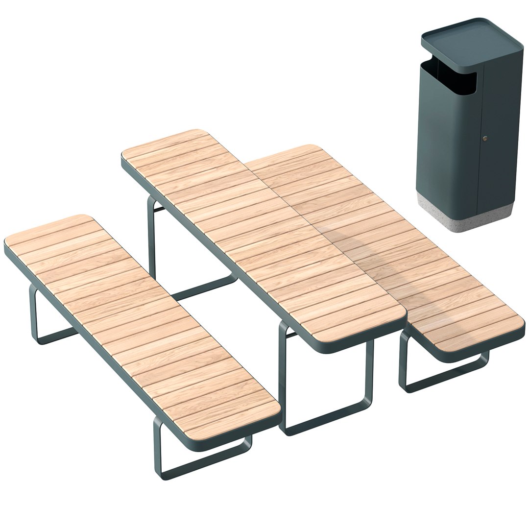 Outdoor Set FORUM 3D Model - TurboSquid 1858571