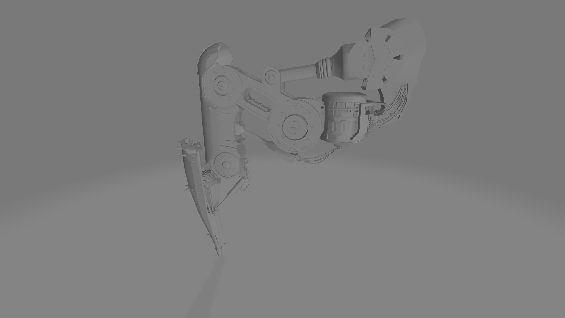 3D Mechanical Robot Spider Leg Model - TurboSquid 1957327