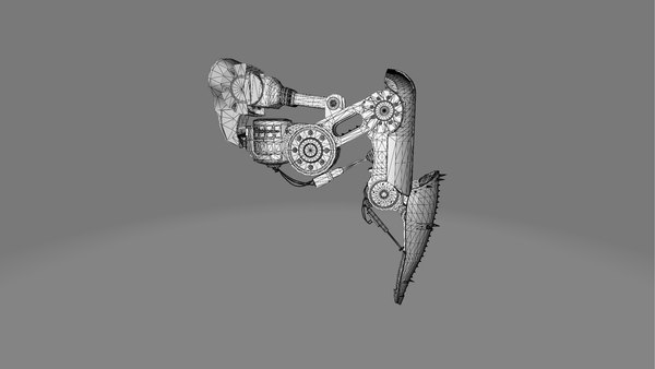 3D Mechanical Robot Spider Leg model - TurboSquid 1957327