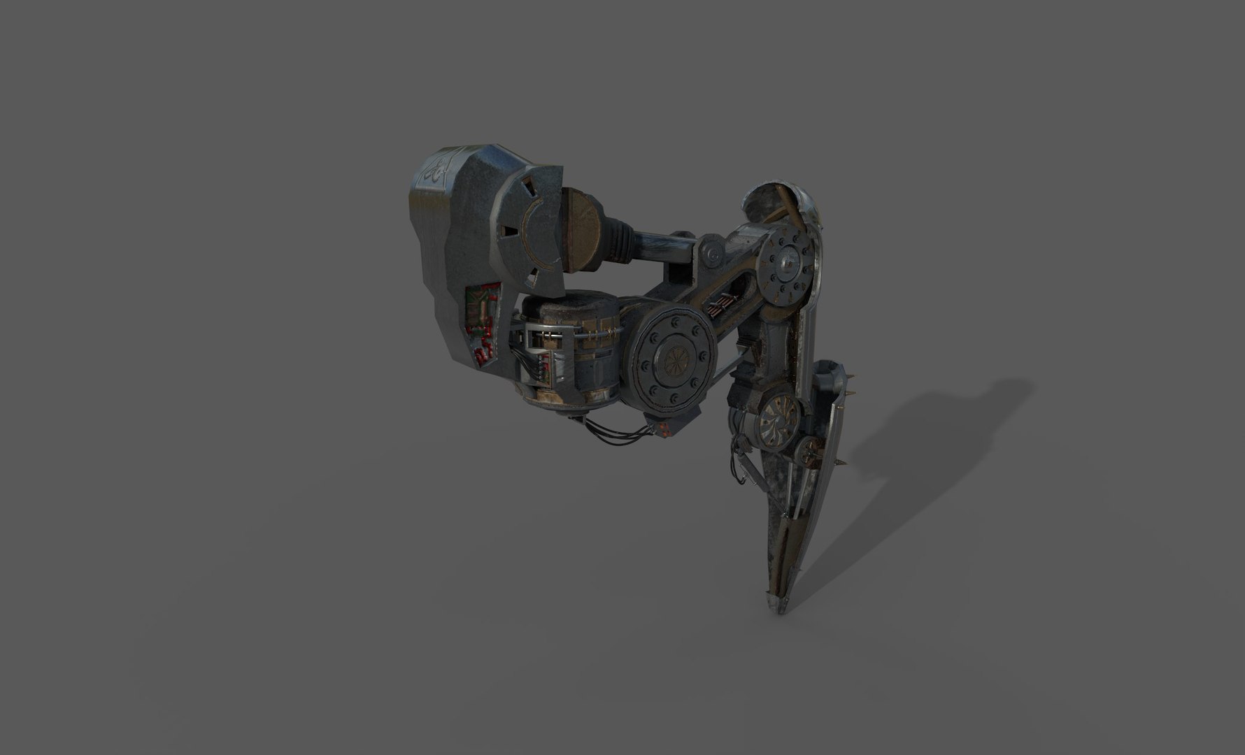 3D Mechanical Robot Spider Leg Model - TurboSquid 1957327