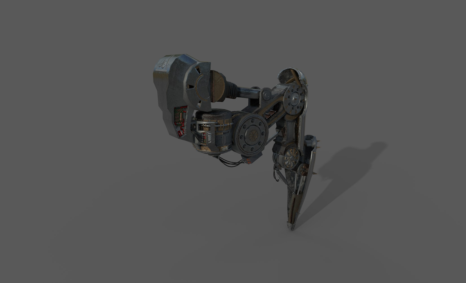 3D Mechanical Robot Spider Leg model - TurboSquid 1957327