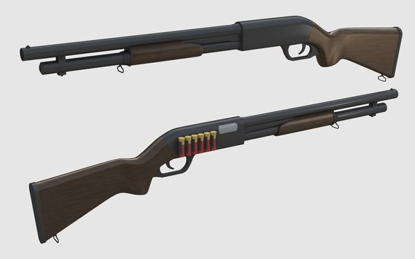 modelo 3d Remington 870 - TurboSquid 704204