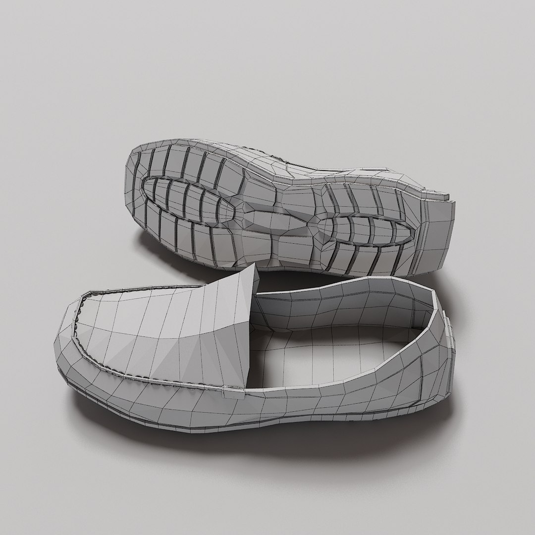 3d Model Of Ecco Shoes