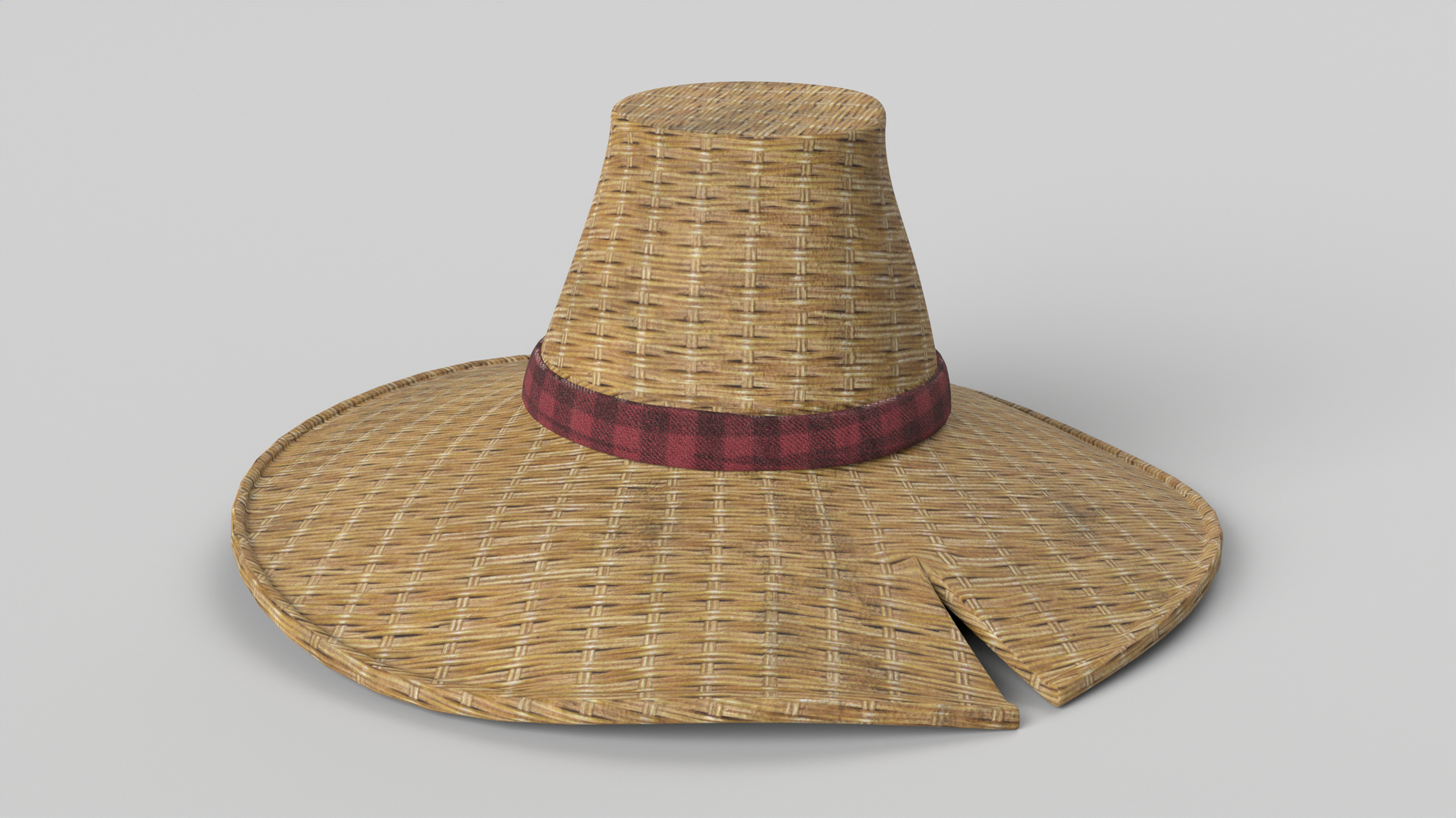 Straw Hat 3D Model - TurboSquid 2142788