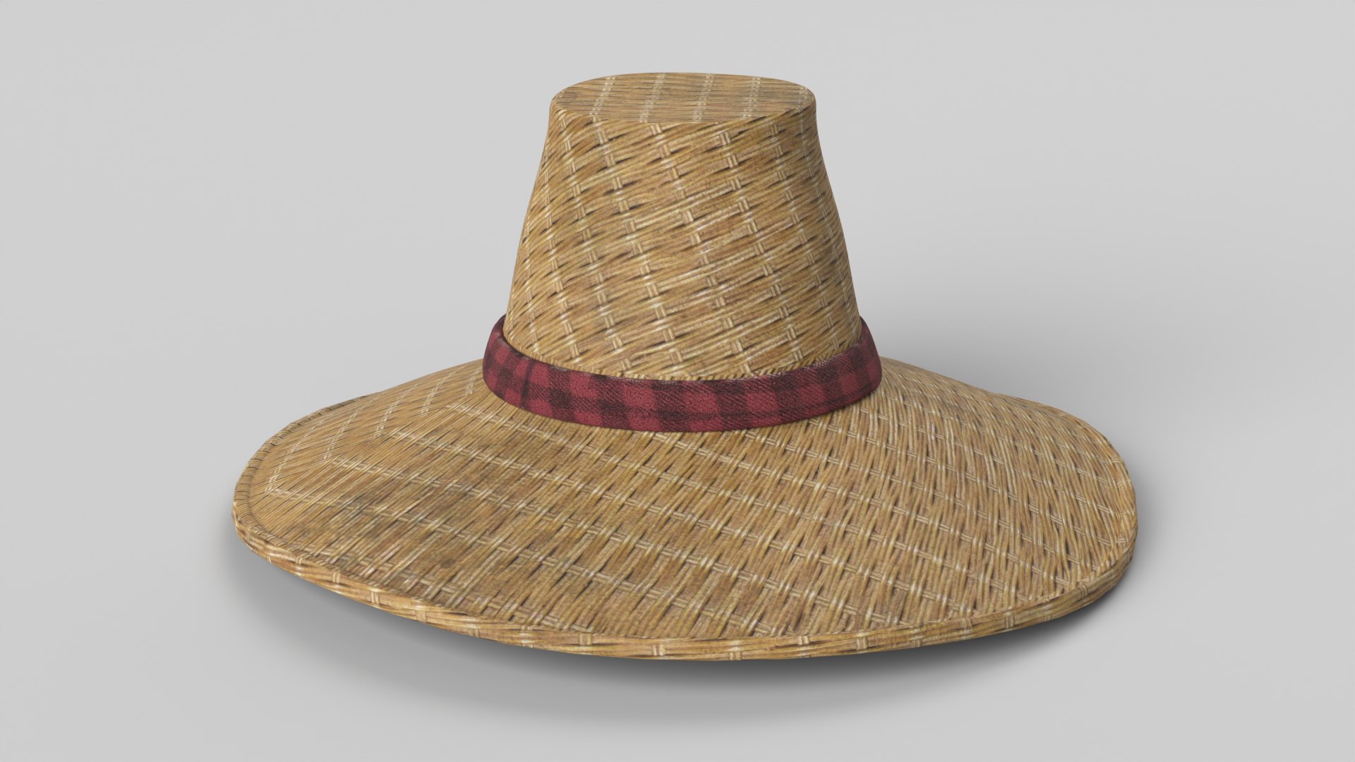 Straw Hat 3D Model - TurboSquid 2142788