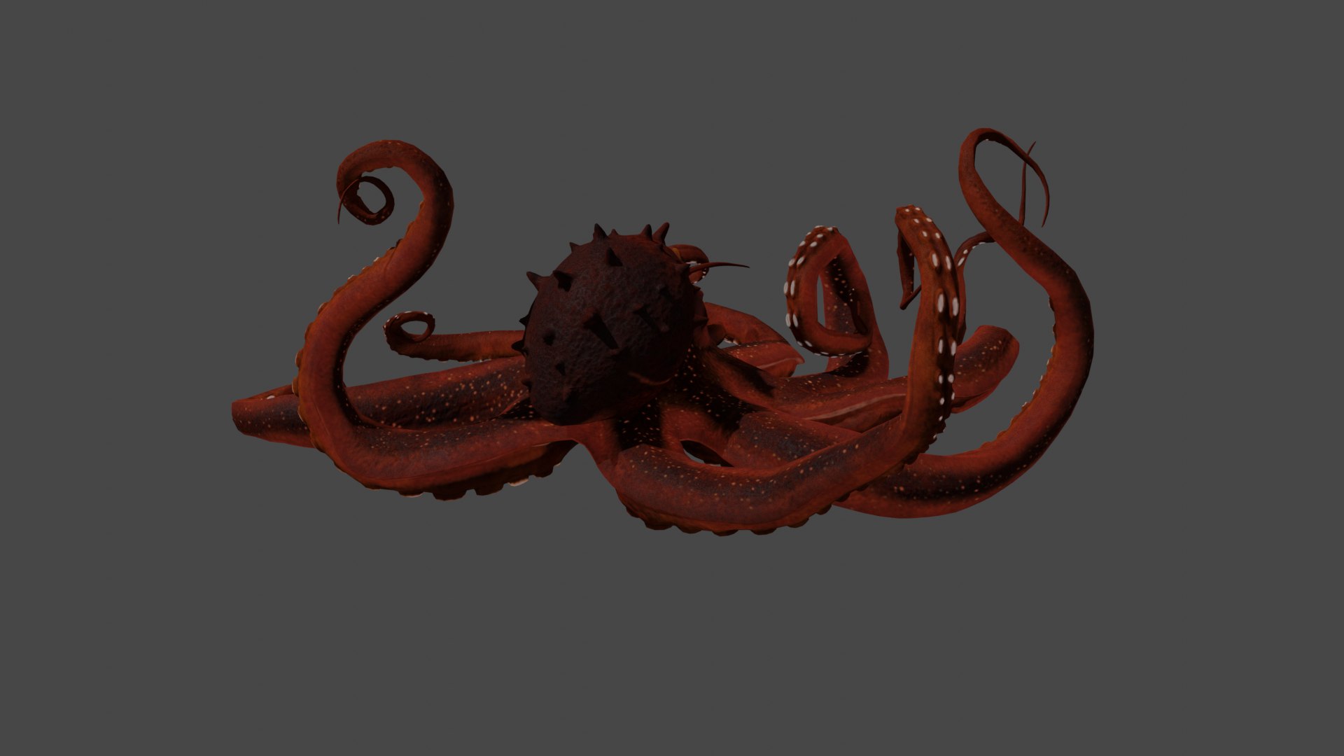 3D Model Octopus And Tentacle Of Octopus - TurboSquid 2118534