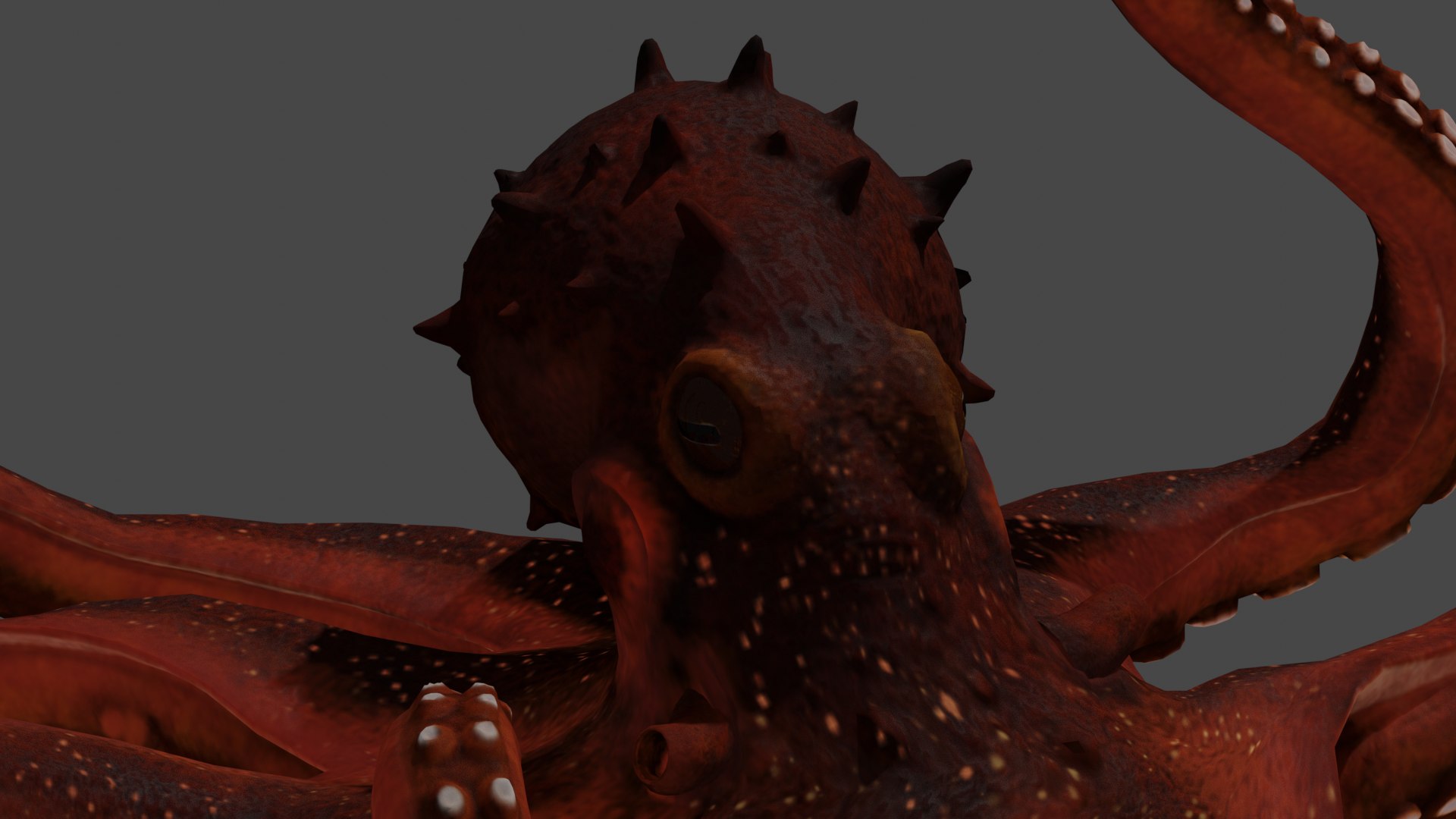 3D Model Octopus And Tentacle Of Octopus - TurboSquid 2118534
