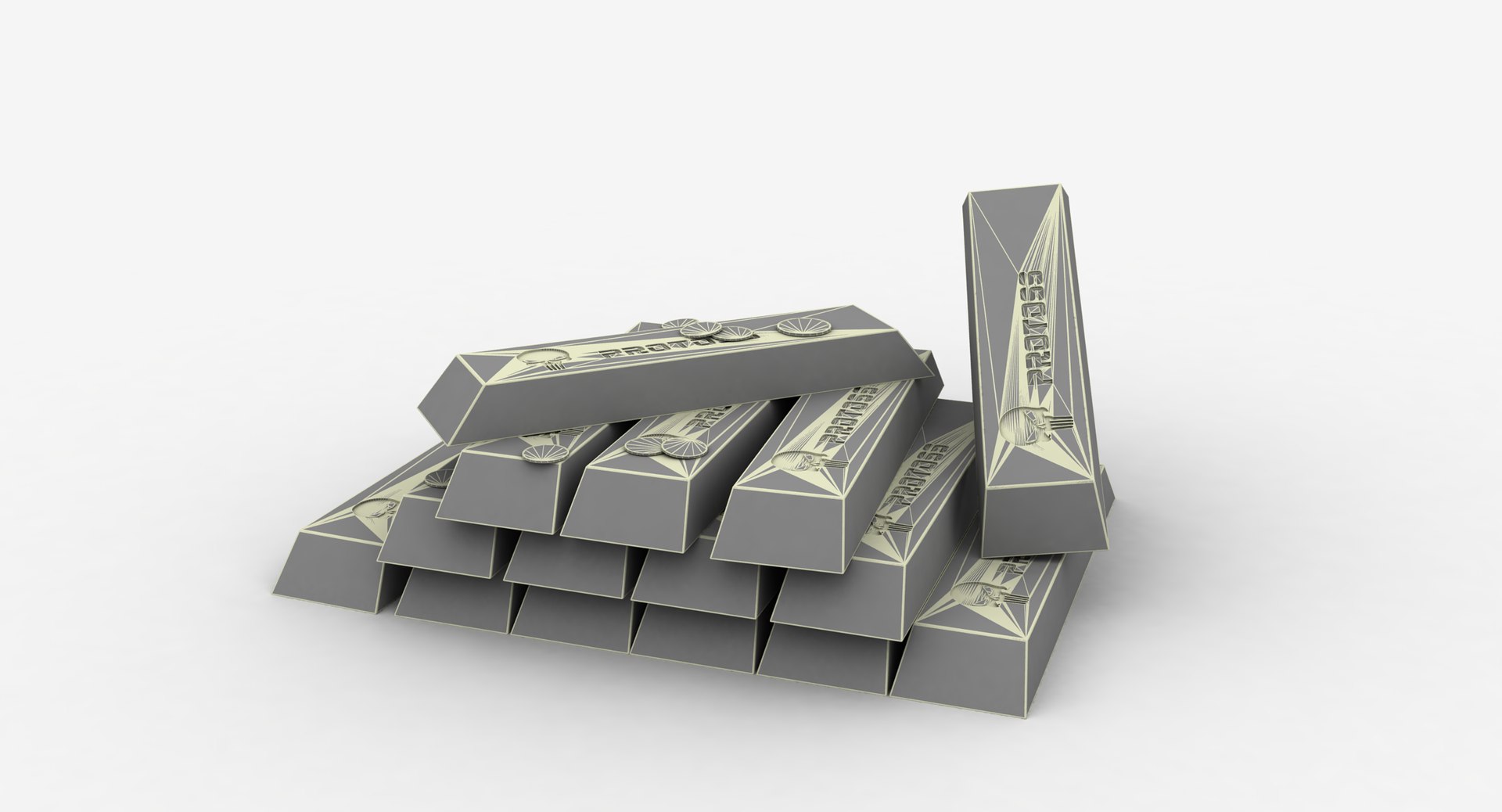 3D Model Gold Bar - TurboSquid 1164991