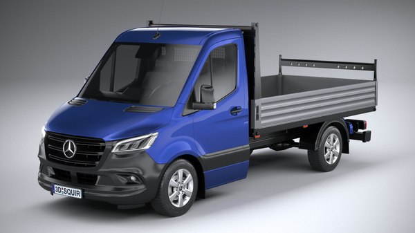 modelo 3d Mercedes-Benz Sprinter Pickup corta 2025 - TurboSquid 2415191