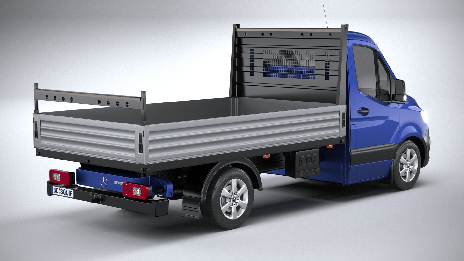 3D Model Mercedes-Benz Sprinter Pickup Short 2025 - TurboSquid 2415191